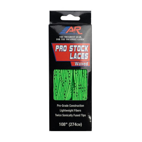 Pro-Stock Laces Lime Wax– Blue Line Sports Ltd