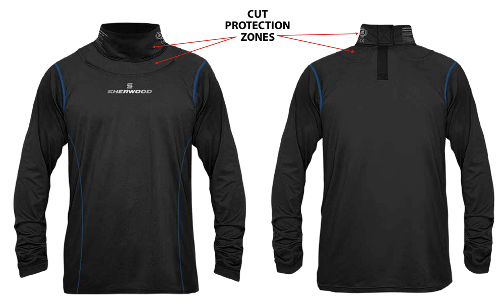 Sherwood Neck Guard L/S Protector Top– Blue Line Sports Ltd