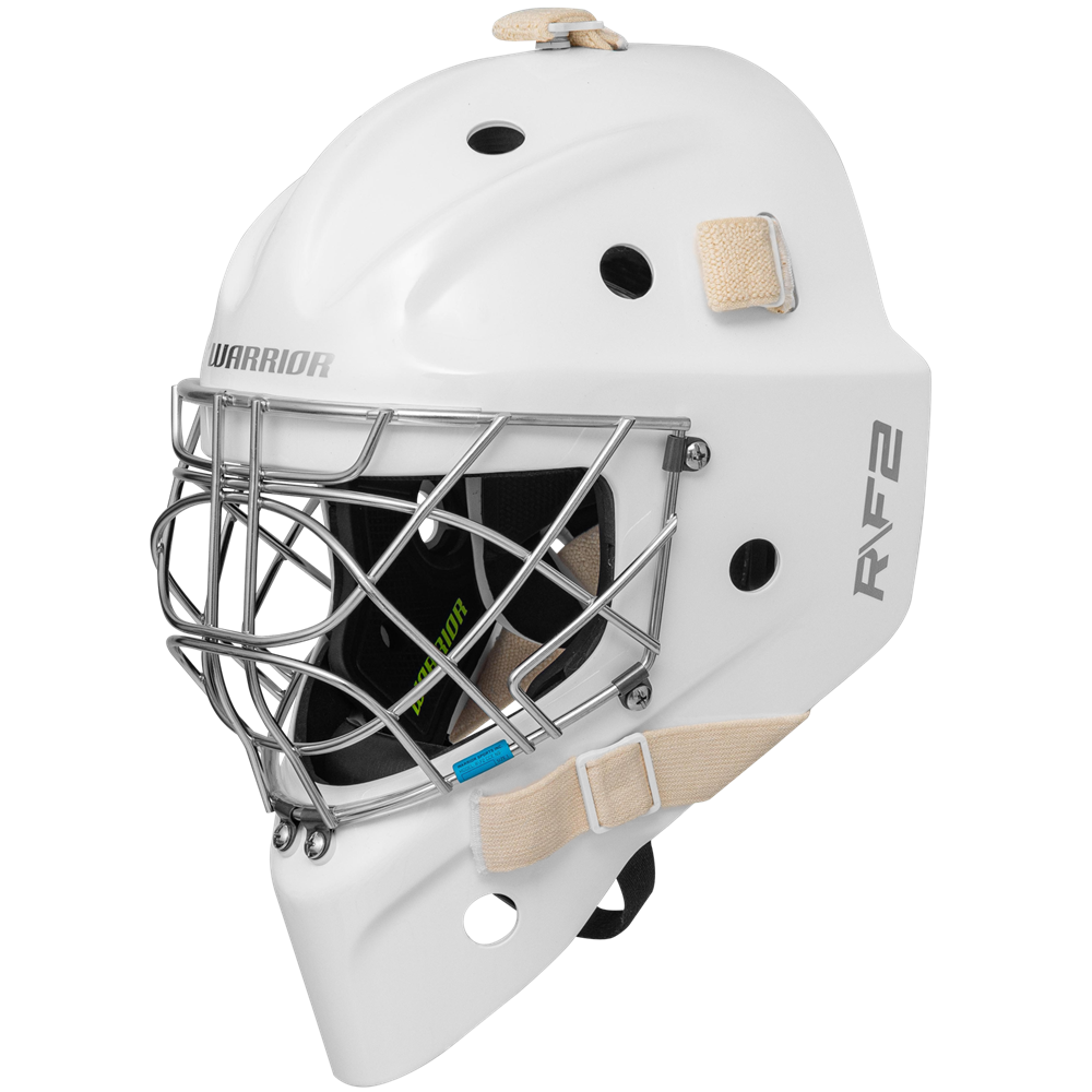 Warrior Ritual R/F2 E+ SR Goalie Mask Certified Cat Eye Cage– Blue Line ...